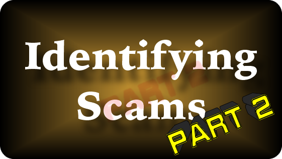 Identifying Scams – Part 2 | Sarah Cath's Adventures